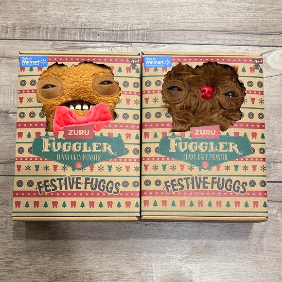 Zuru | Toys | Zuru Fuggler Festive Fuggs Stuffed Animal Gingerbread And ...